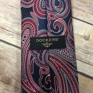 Dockers | Accessories | Red And Blue Paisley Dockers Tie Like New ...